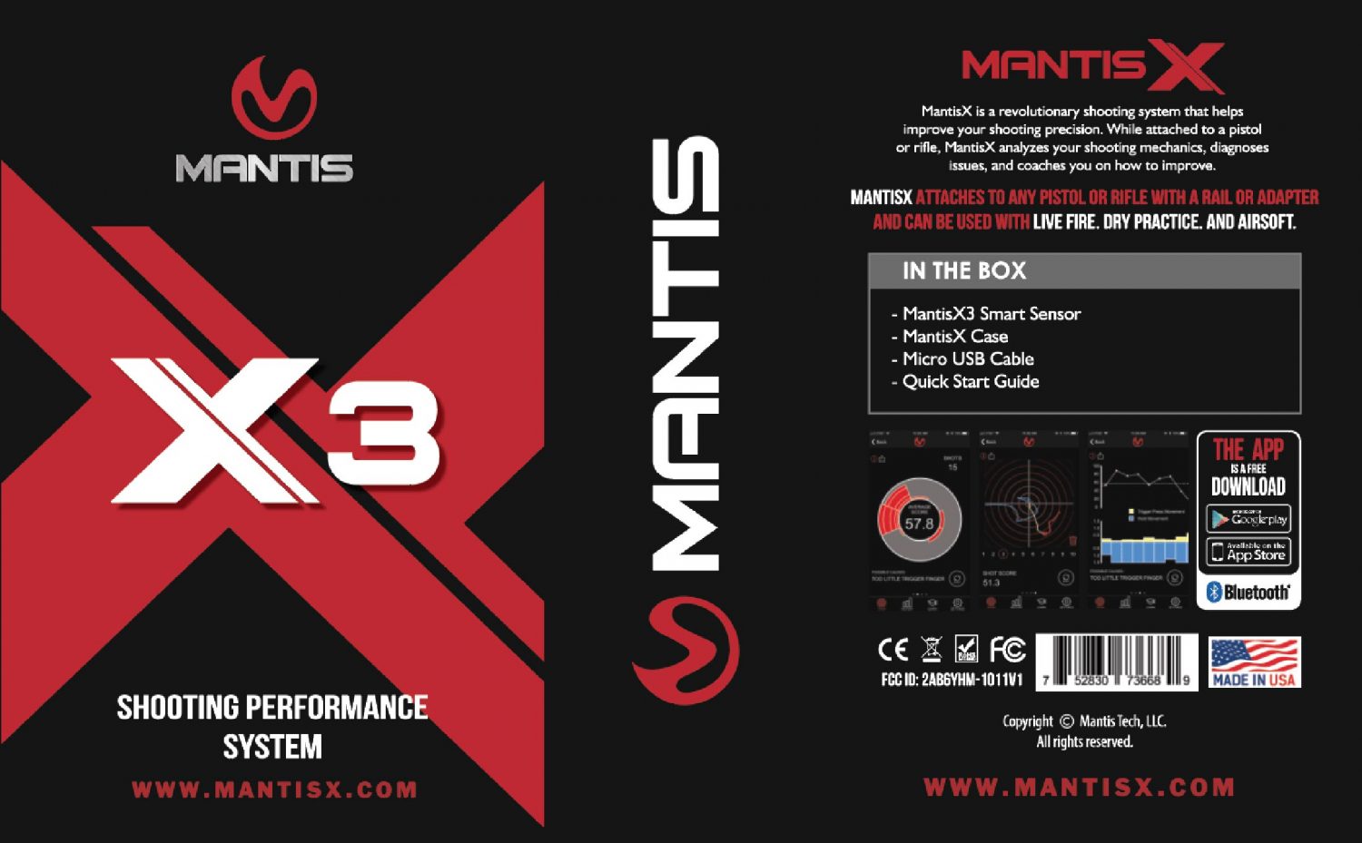 MantisX Shooting Performance System - Panther TacGear